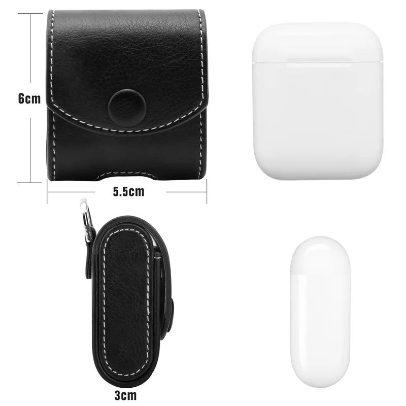 Fancy PU Leather EarPods Cases Wireless Earphone Case for AirPods 2 ...