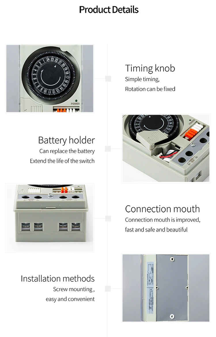 Battery Powered Manual Timer Switch for Water Pump