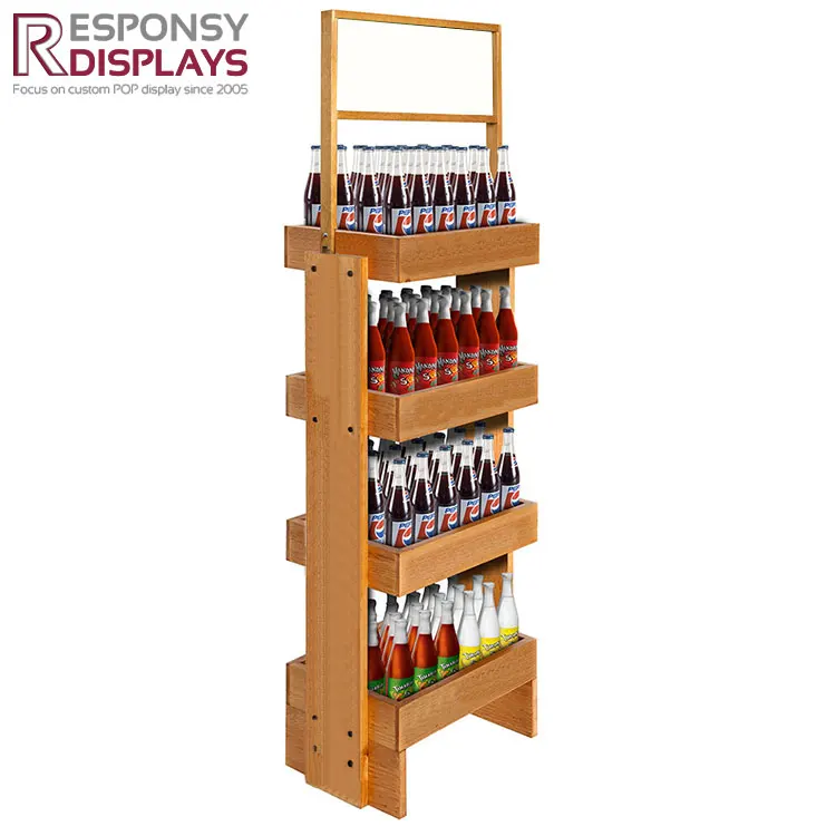 Metal Water Juice Beverage Display Rack - Buy Beverage Display Rack ...