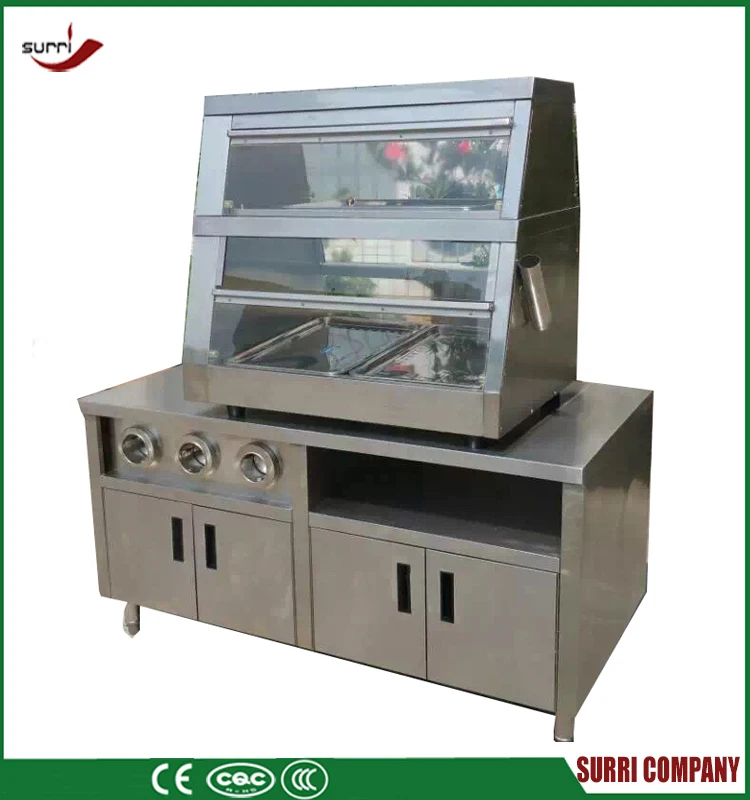KFC Fried Chicken Showcase - Efficient Hot Food Display