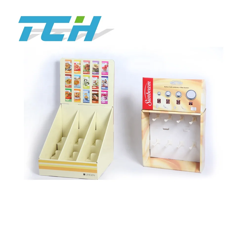 Factory Direct Custom Commercial Cardboard Battery Counter Display ...