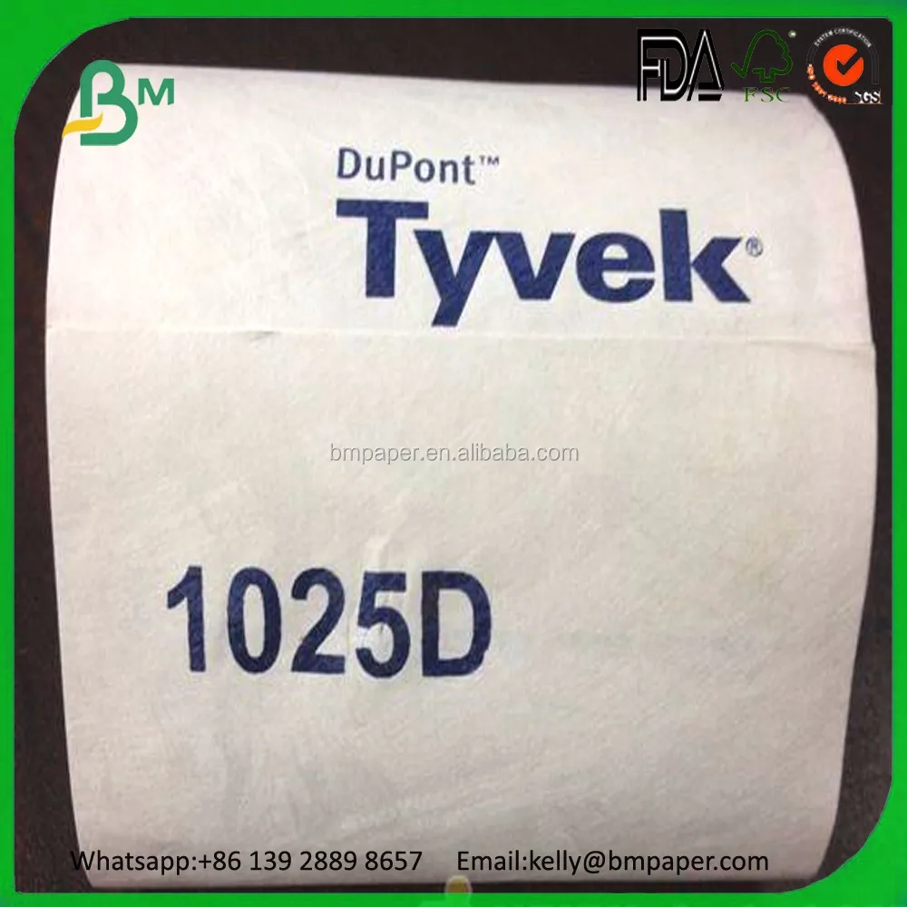 Waterproof 1025d 1056d Tyvek Coated Printing Paper In Roll Or Sheets ...