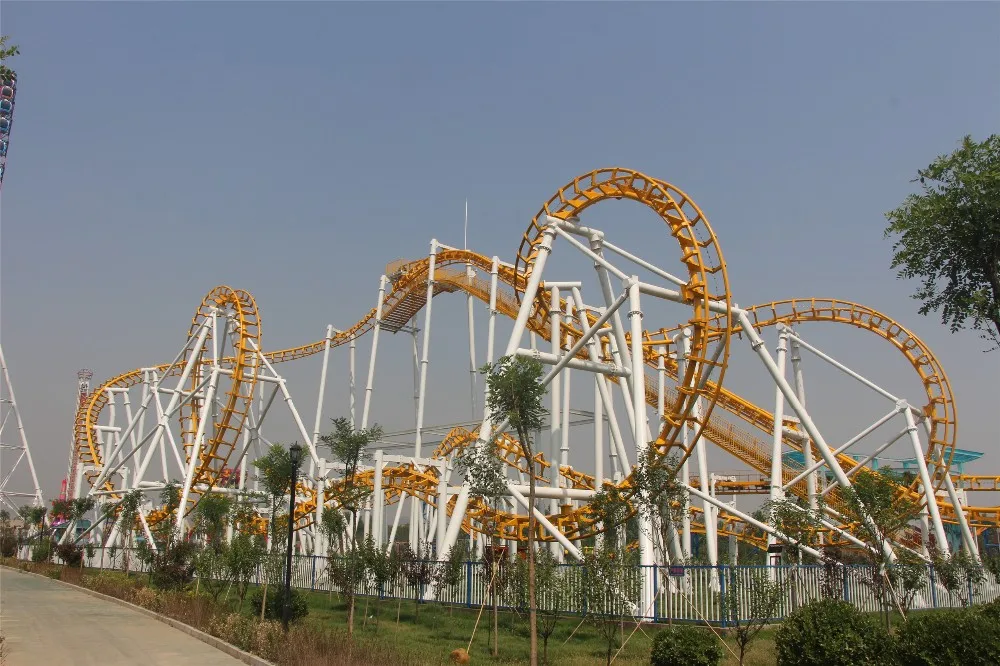 High Safety Amusement Park Roller Coaster Equipment With High Quality ...