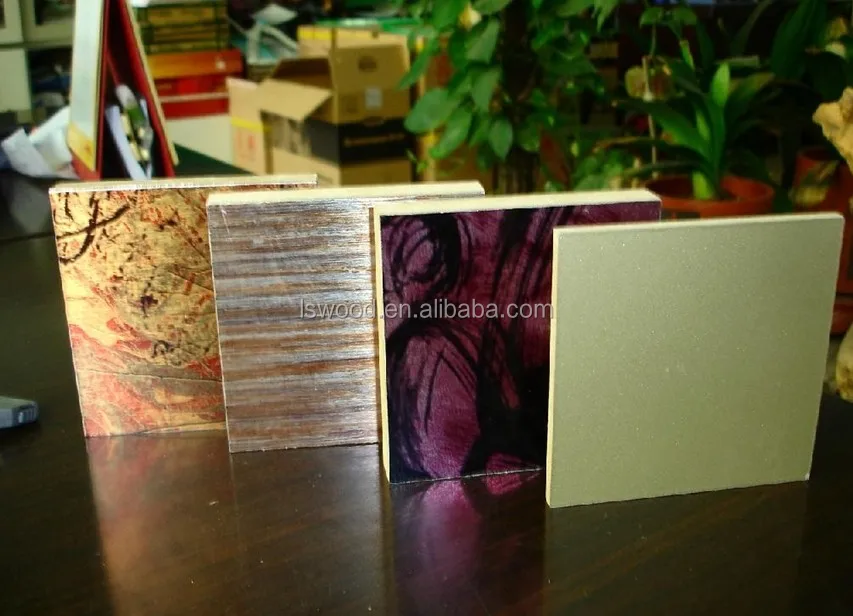 Colored Aluminum Foil Plywood/mdf / Metal Uv/aluminum Faced Hdf - Buy ...