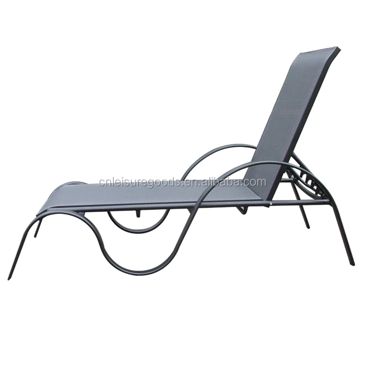 Uplion Outdoor Hotel Beach Metal Aluminium Sunbed - Folded NO