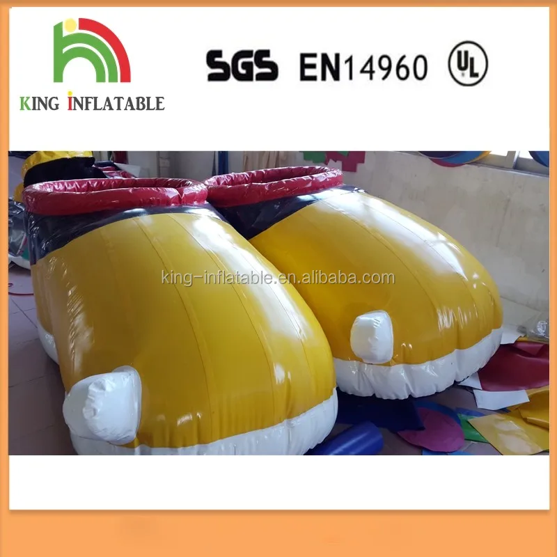 Giant Inflatable Running Shoes Walking Race Sports Shoes For Sport Game ...