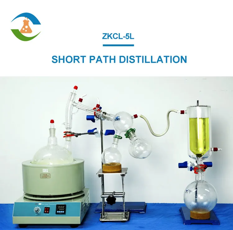 5l Lab Scale Short Path Glass Distillation Equipment Kits - Buy Short ...