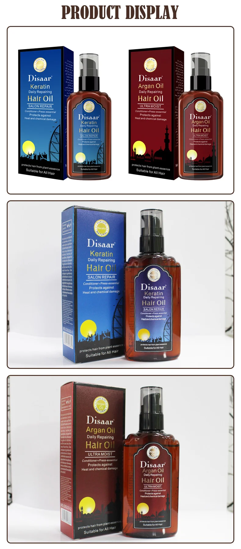 Disaar Argan Oil - Natural Hair Growth & Repair Solution