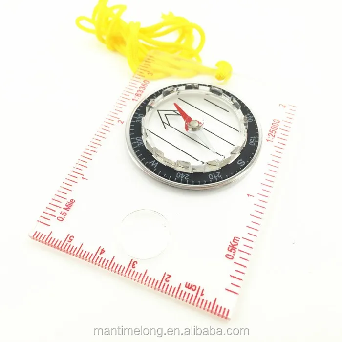 Tape Measure Compass Map Compass Transparent Plate Positioned Ultra Low ...