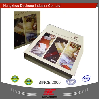 Classical Fabric Sample Binder Folder With Cheap Price - Buy Binder ...