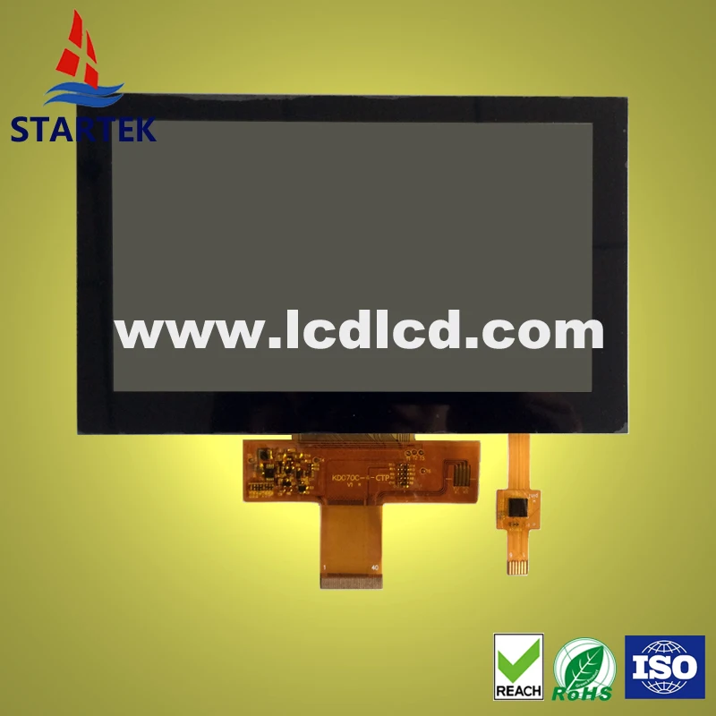 7 Inch Capacitive Touch Panel Tft Lcd With 24bit Rgb Interface 7 Inch ...