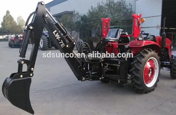 CE Sideshift Compact Tractor Backhoe (Foton), Small Backhoe Loader ...