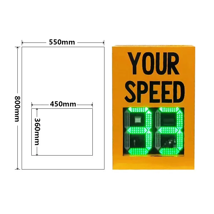 Speed Limit Traffic Control Sign/road Speed Limit Illuminated Traffic ...