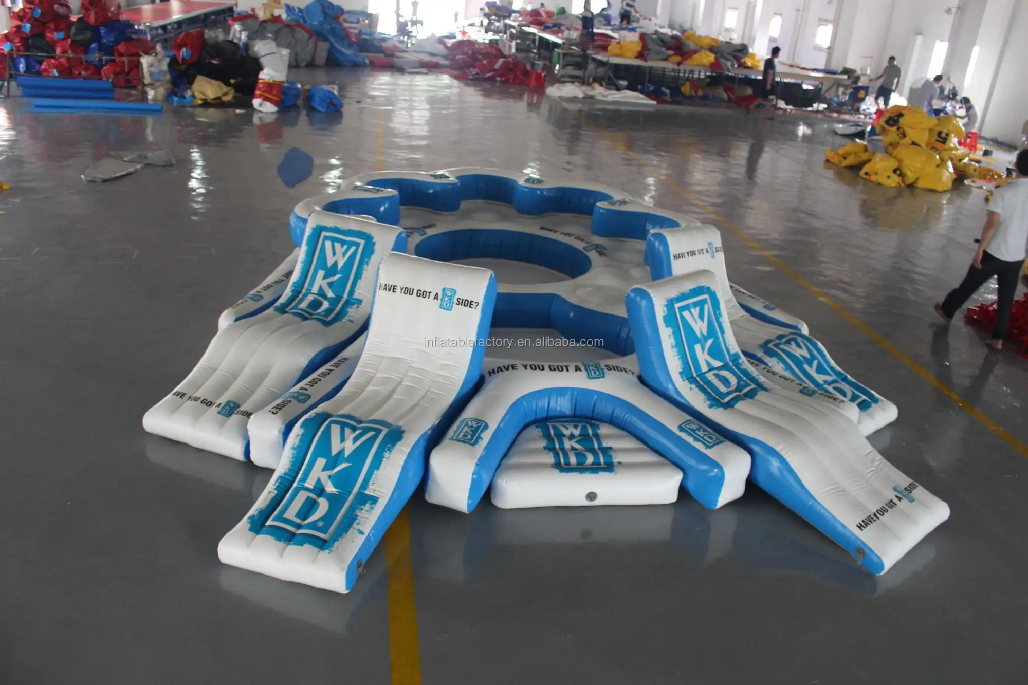 Tropical Tahiti Floating Island - Multiplayer Inflatable Raft