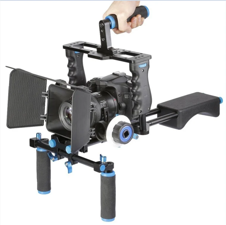 Rundour Dslr Video Stabilizer Camera Rig Cage Kit Shoulder Mount Rig ...