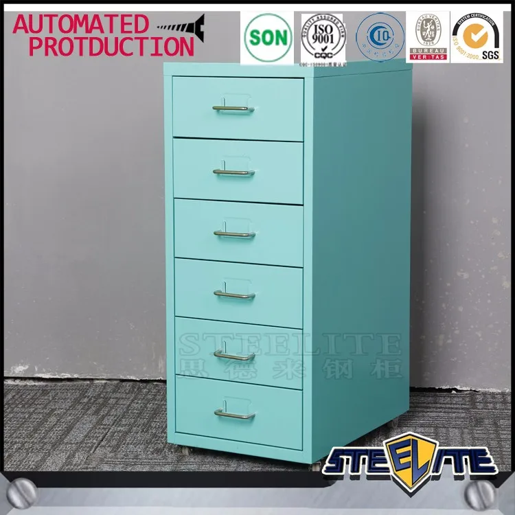 6 Drawer Steel Cabinet With Locking Device Six Drawer Cabinet Metal ...