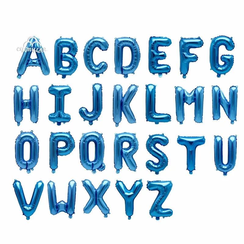 Foil Letter Balloon With Alphabet Shape For Wedding Birthday Party ...