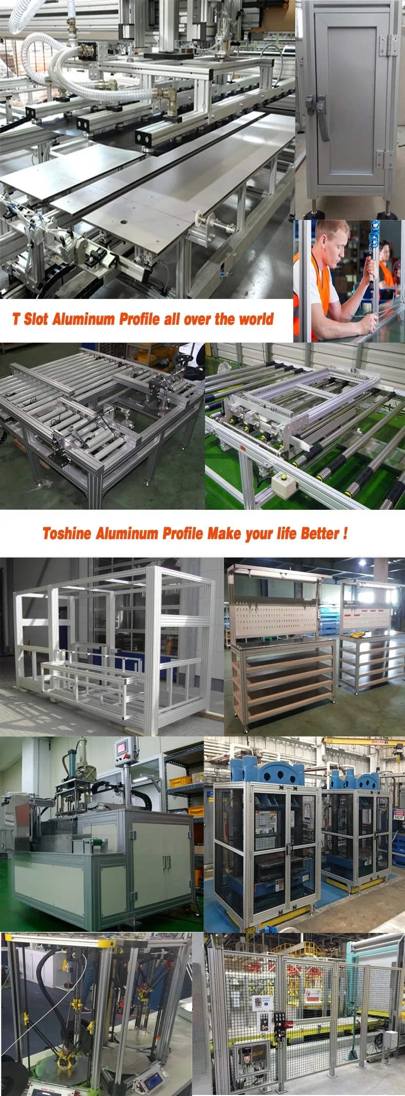 2020 T Slot Extrusion Aluminium Profile - Linear Motion Systems