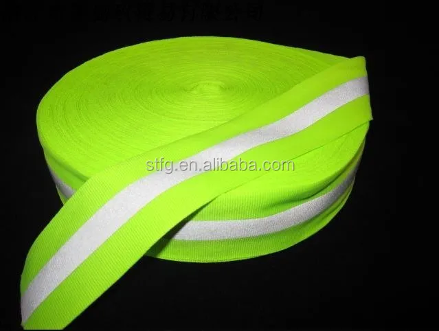 Glow in the Dark Elastic Reflective Fabric - Custom Width