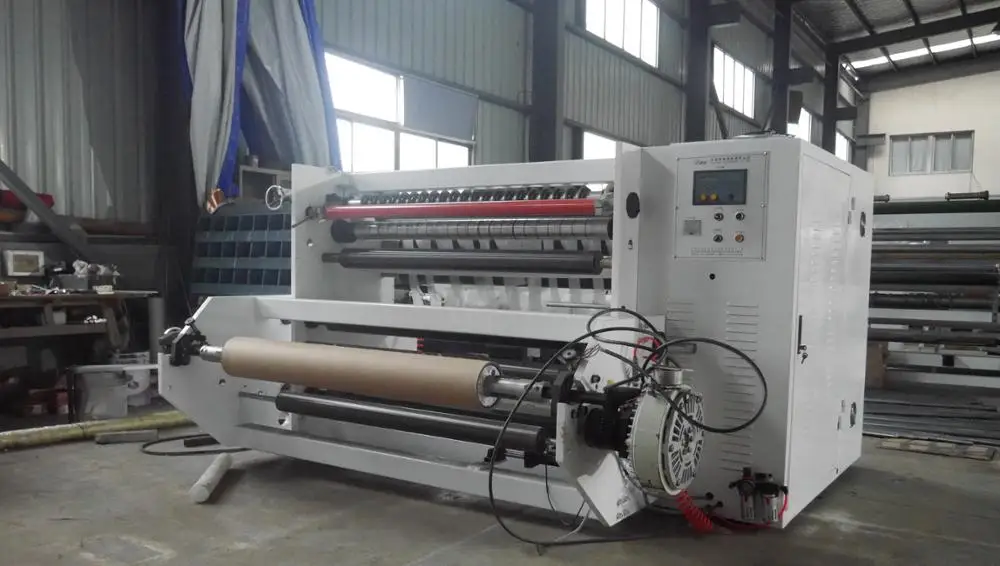 Automatic Stretch Film Duplex Center Slitting Rewinding Machine - Buy ...