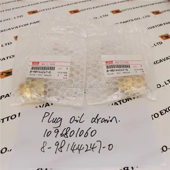 8981442470 1096801060 4hk1 Zx200-3 Oil Drain Valve - Buy Oil Drain ...
