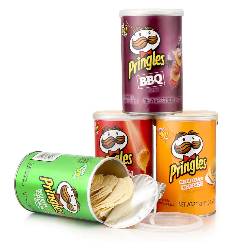 Custom Food Grade Chip Can Chip Packaging Chip Container - Buy Chip Can ...