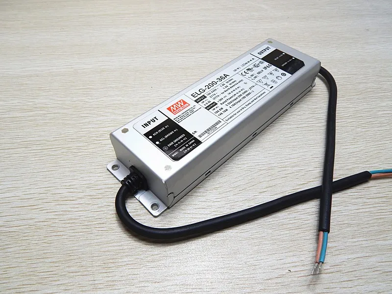 Original Meanwell 75w To 240w Elg Series 6kv 200w 36v Led Transformer 5 ...