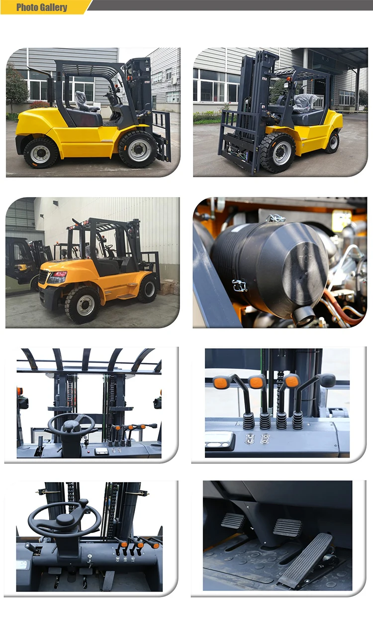 5 Ton Diesel Forklift with 3-Stage Container Mast - EQUIPMAX