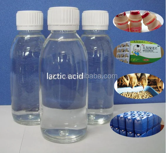 Lactic Acid Price - High Quality 80% Food Grade Powder