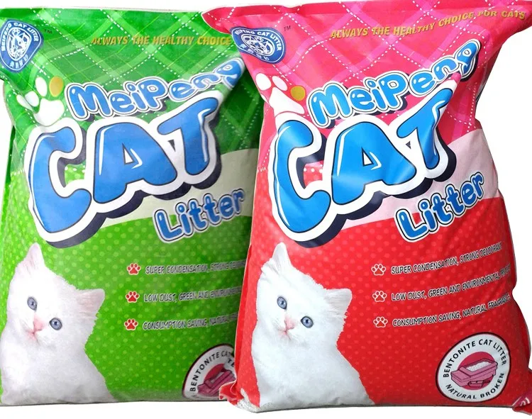 High Quality 100% Sodium Bentonite Clay Cat Litter Sand With Strong ...