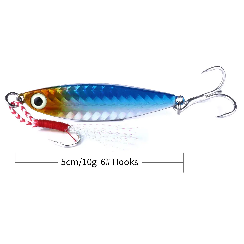 Hengjia Metal Jig 5cm 10g Lead Molds Slow Jig Metal Lead Jigs Fishing ...
