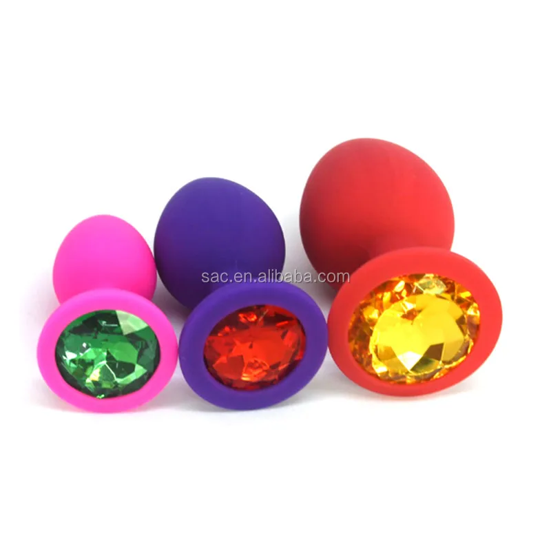 Hot New Products Expand Diamond Silicone Anal Plug Butt Plug Women Butt ...
