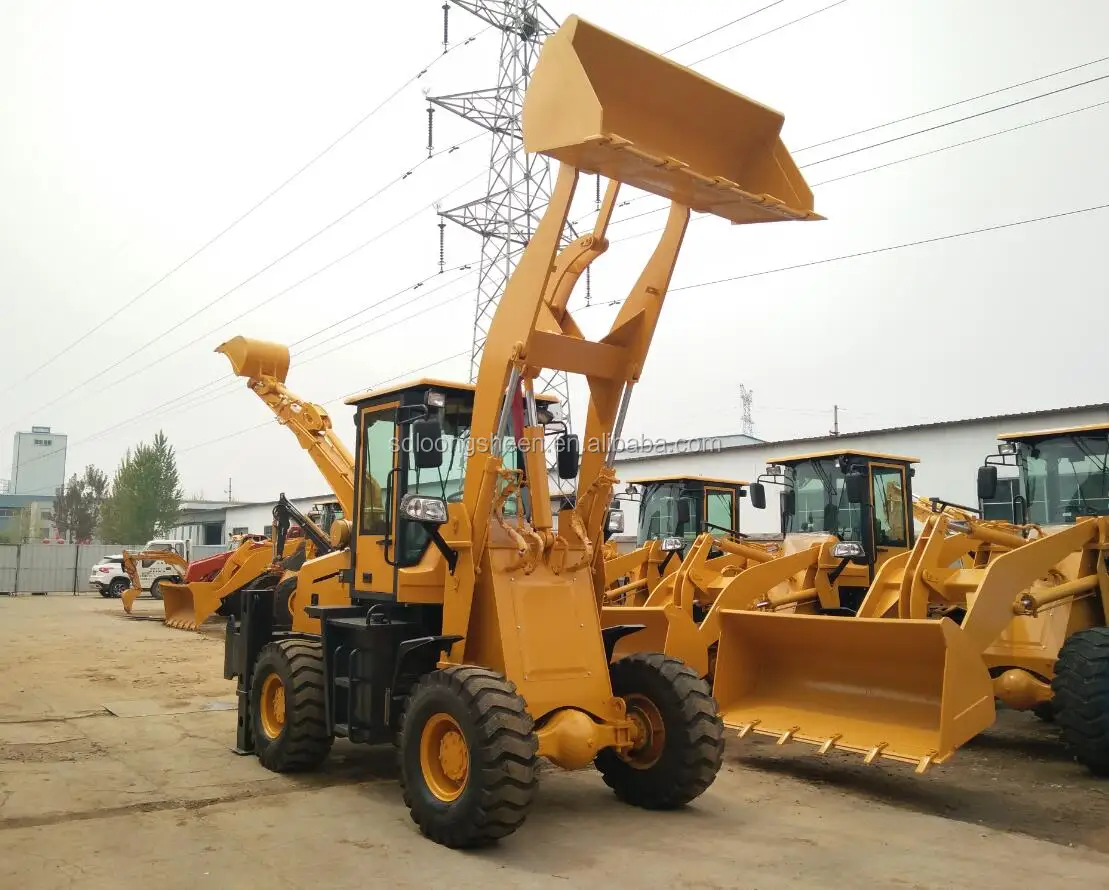 Mini Backhoe Loader with Fully Hydraulic System - Excavator Machinery, OEM