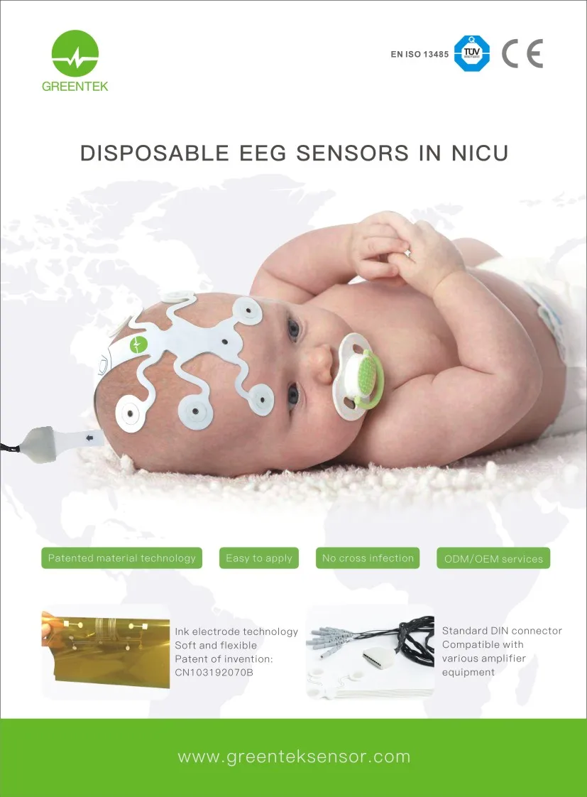 Greentek Disposable EEG Electrode Array for Effective AEEG Monitoring ...