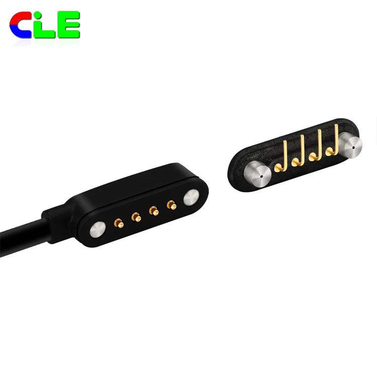 4 Pin Magnetic Pogo Pin Charger Connector - Buy Magnetic Pogo Pin ...