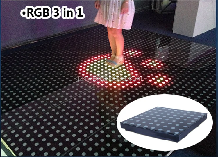 Interactive Led Dance Floor Lighting Outdoor Portable Led Dance Floor ...