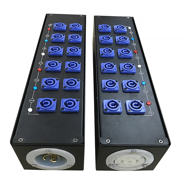 Powercon Split Box With American Edison Connectors - Buy Powercon Box ...