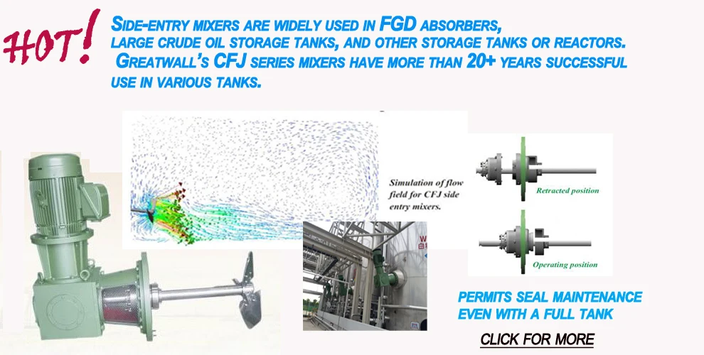 CFJ SIDE ENTRY MIXER FOR STORAGE TANK/Agitator mixer, View storage tank ...