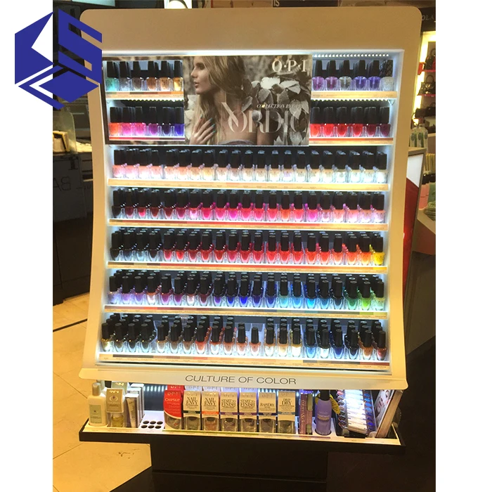 Nail Polish Display Ideas - Stylish Racks for Cosmetics