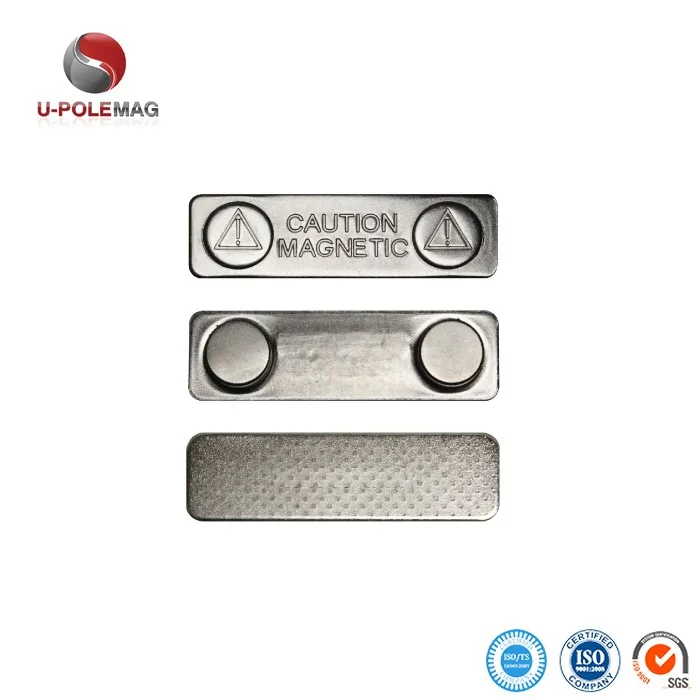Stainless Steel Magnetic Name Tags - Durable & Professional