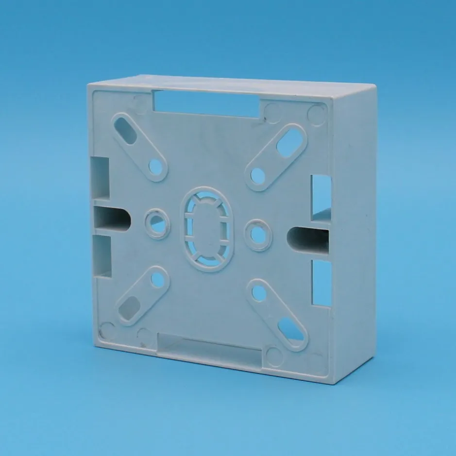 PVC Wall Electrical Switch Back Patress Boxes - High Precision