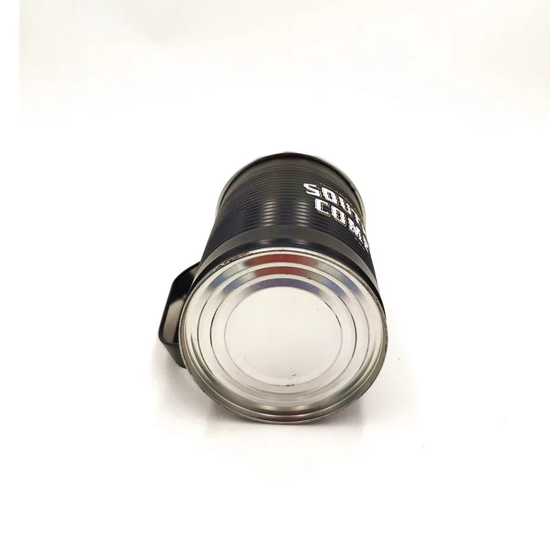 Disposable Water Cup Tin Cans with Handle for Drinking