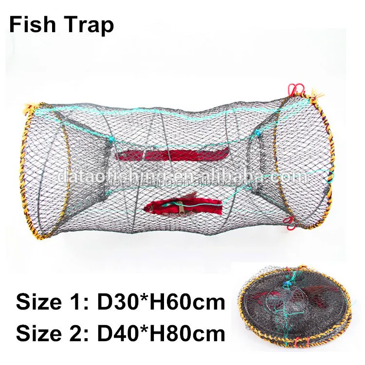 Excellent Round Folding Fishing Fish Trap Net - Buy Fish Trap Net,Crab ...