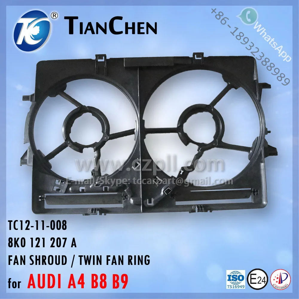 Fan Shroud / Twin Fan Ring For Audi A4 2008 - 2011 B8 8k0 121 207 A ...