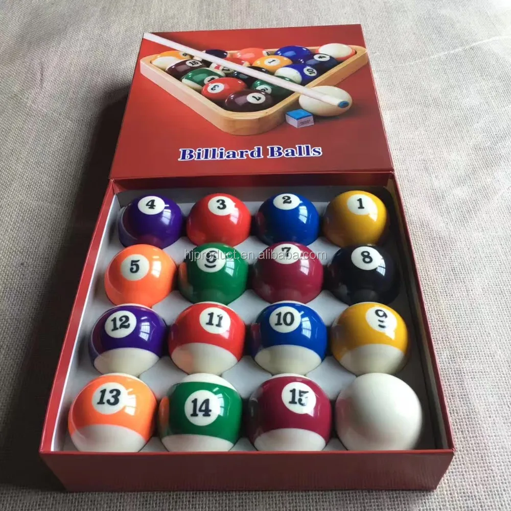 New Design 57.2mm 8 Ball Billiard Pool Ball Set - Buy Billiard Balls ...