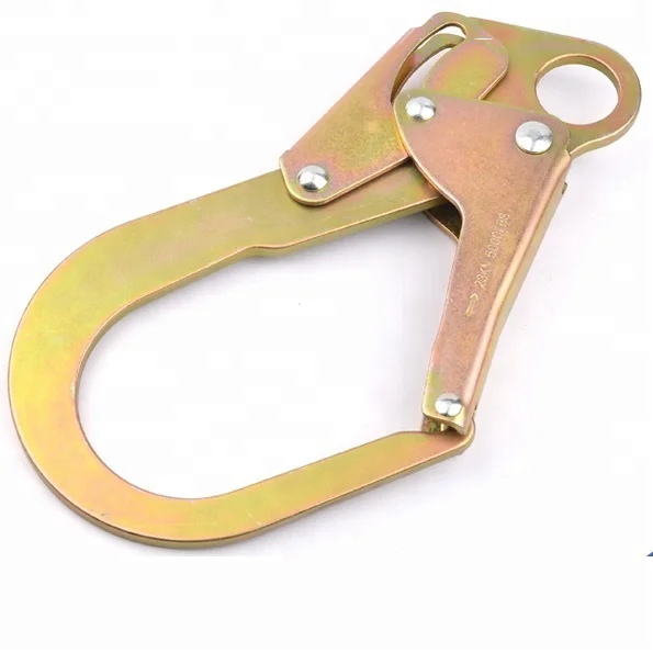 Safety Harness Hook Steel Self-locking Hook Adjustable 60mm Static ...