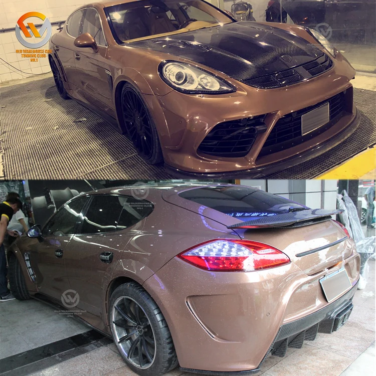 Ms Style Carbon Fiber Body Kit Set For Panamera 970 Glass Fiber Front ...