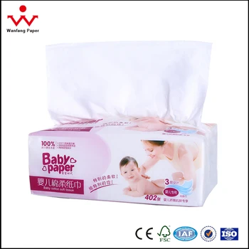 Disposable Soft Pack Cotton Baby Facial Tissue Paper - Buy Disposable ...