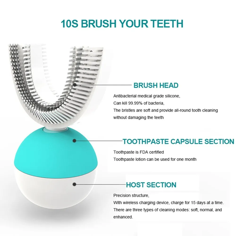 Best Battery Powered Toothbrush Amabrush Automatic Toothbrush Full ...