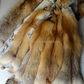 Wholesale Red Fox Animal Hide Natural Color Red Fox Fur Skin - Buy Fur ...